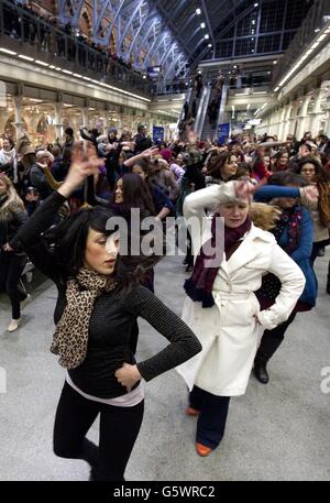 Flamenco flash mob Stock Photo - Alamy