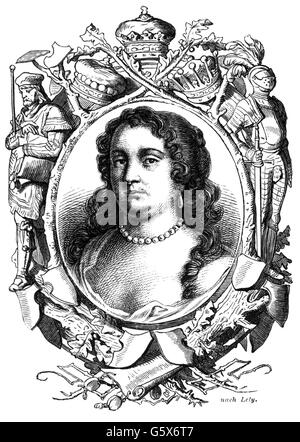 Anne Hyde portrait, 1637 – 1671, was Duchess of York and Albany as the ...