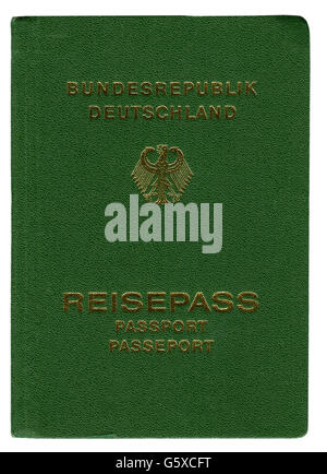Passport of the Federal Republic of Germany Stock Photo - Alamy