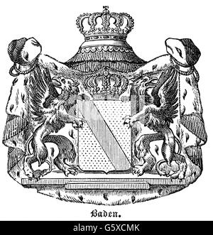 heraldry, coat of arms, Germany, Duchy of Brunswick, wood carving by ...