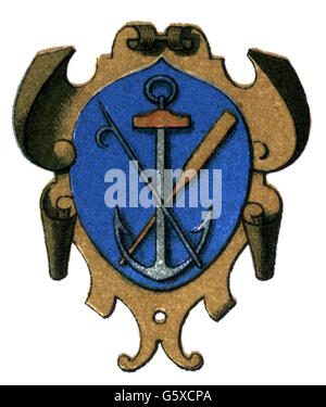 heraldry, coat of arms, guild coat of arms, Germany, blacksmithes ...