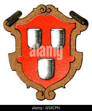 heraldry, coat of arms, guild coat of arms, Germany, butchers ...