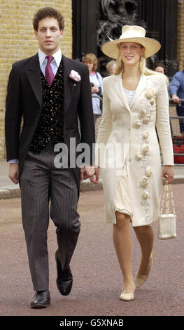 Alexander, Earl of Ulster and the Countess of Ulster arrive at St Paul ...