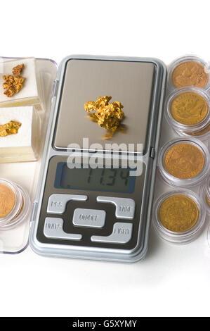 precision scales for weighing gold coins or useful nugget for the ...