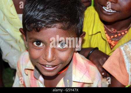 Portrait of a poor Indian boy Stock Photo - Alamy