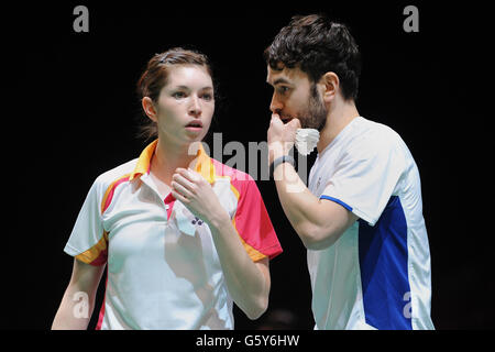 England's Chris Langridge and Heather Olver during day one of the 2013 ...
