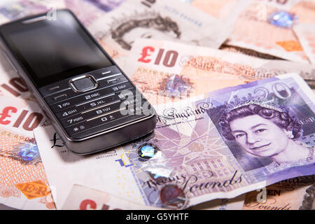 A close-up photograph of Sterling currency Stock Photo - Alamy