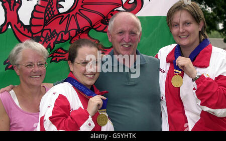 Gold Medalist Welsh Ceri Dallimore and father John Dallimore and ...