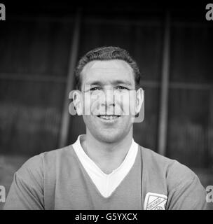 Arthur Rowley, player manager of Shrewsbury Town, the third division ...