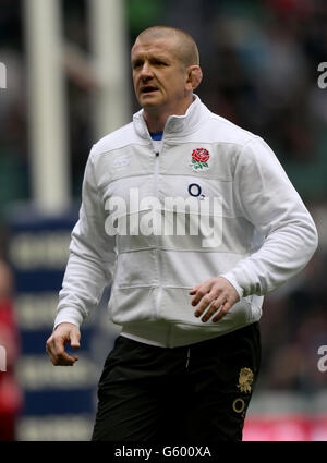 Italy v England - Rowntree. Graham Rowntree of England during the ...