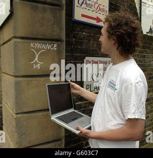Ben Hammersley - Warchalker Stock Photo - Alamy