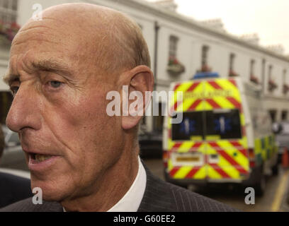 Professor Roger Williams, a consultant pysician arrives at the Cromwell ...