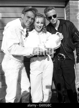 Bros twins Matt and Luke Goss arriving at the premiere of the film ...