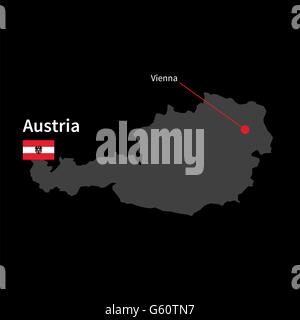 Map of Vienna, a province of Austria Stock Vector Image & Art - Alamy