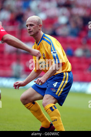 Southampton's Chris Marsden in action during the pre-season friendly ...