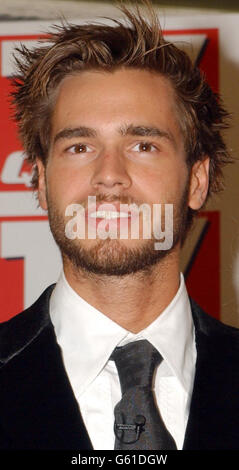 TV Quick Awards Alex Sibley Stock Photo - Alamy