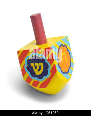 dreidel the traditional Jewish toy, a spinning top used for Hanukkah ...