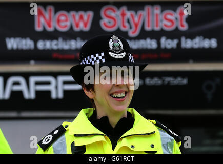 New Scottish Police force meet Stock Photo - Alamy