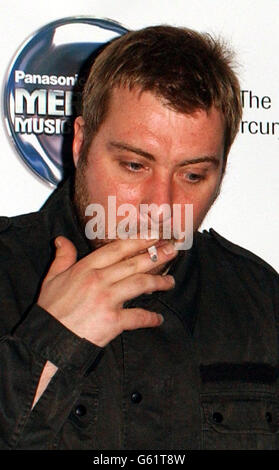 The Doves lead singer Jimi Goodwin performs on stage during the fourth ...
