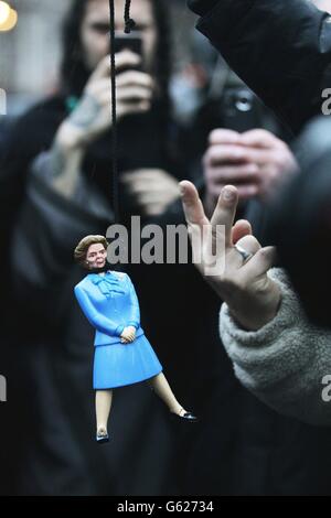 MARGARET THATCHER in THATCHER'S NOT DEAD (2022), directed by GUILLAUME ...