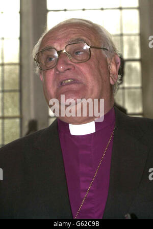 Members of the clergy say the Lords Prayer, led by the Archbishop of ...