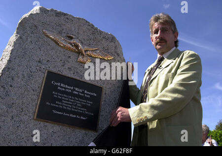 Rick Rescorla memorial in Hayle Cornwall UK Stock Photo - Alamy