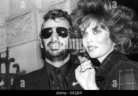 Entertainment - Ringo Starr and Barbara Bach Wedding - Marylebone Stock ...