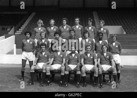 Leyton Orient FC, back row, left to right; Micky Bullock, Bobby Moss ...