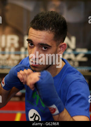 Boxing - Haroon Khan Media Work Out - English Institute of Sport Stock ...