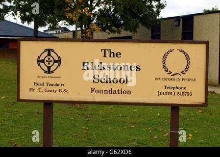 General view of Rickstones School Witham, Essex where Mrs Bowdidge ...