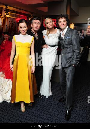 London, UK. Anna Friel, Steve Coogan and Tamsin Egerton at the The Look ...