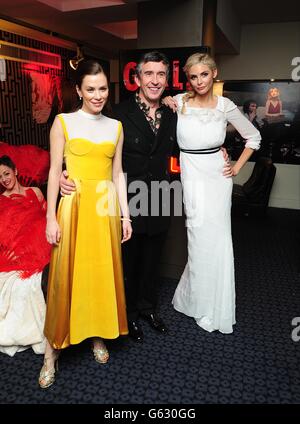 London, UK. Anna Friel, Steve Coogan and Tamsin Egerton at the The Look ...