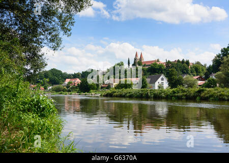 river Regen, Reichenbach Monastery, Reichenbach (Landkreis Cham ...