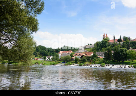 river Regen, Reichenbach Monastery, Reichenbach (Landkreis Cham ...