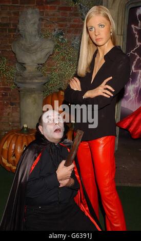 The new waxwork model of Buffy The Vampire Slayer on display at Madame ...