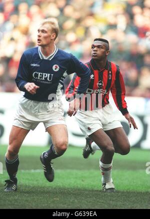 ITALIAN SOCCER. MARCEL DESAILLY, AC MILAN Stock Photo - Alamy