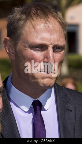 SAS sniper Sergeant Danny Nightingale arrives with wife Sally for a ...