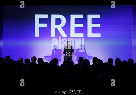 Marc Watson, CEO of BT Vision announces that the new BT Sport channels ...