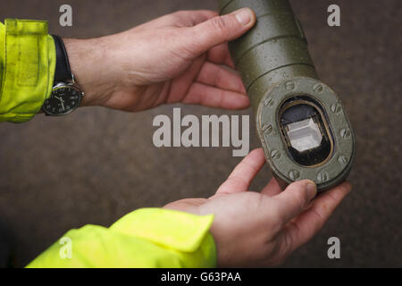 Submarine attack periscope refitted Stock Photo: 107033535 - Alamy