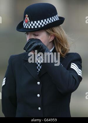 Stephen Oake Funeral police Stock Photo - Alamy