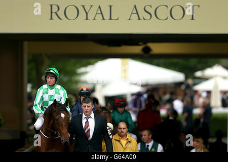 Seamie Heffernan on day one of Royal Ascot at Ascot Racecourse ...