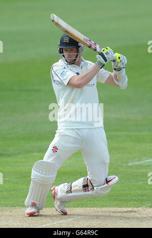 Middlesex's Sam Robson in action on day one of the Rothesay County ...