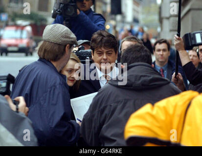 Former MI5 agent David Shayler and partner Annie Machon arrive at the ...