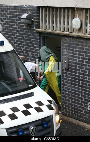 Mark Bridger, the man accused of the murder of April Jones arrives at ...