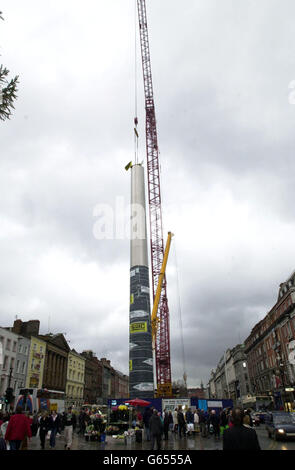 The Spire of Dublin, Ireland also known as Spike is a large, 121.2 ...