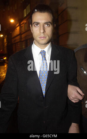 Wealthy property developer Baron Bloom, leaves the Old Bailey. Bloom ...