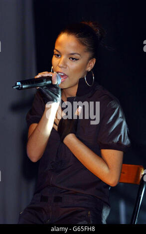 MS DYNAMITE AT THE LAUNCH OF THE BRITS AWARDS Stock Photo - Alamy