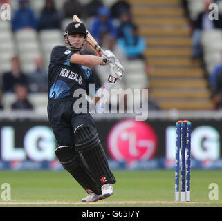 New Zealand's Kane Williamson bats against India during the first ...