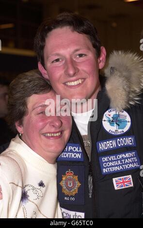 The youngest person to walk to the South Pole Andrew Cooney arrives at ...