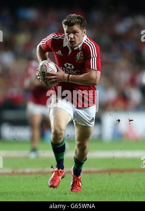 Owen Farrell of the British & Irish Lions during the Castle Lager Lions ...